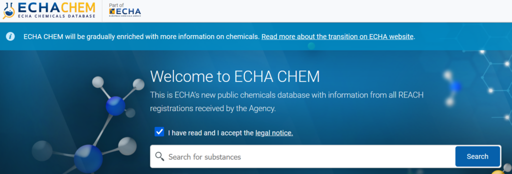ECHAChem – die neue Stoffdatenbank der ECHA | ACA-pharma concept GmbH